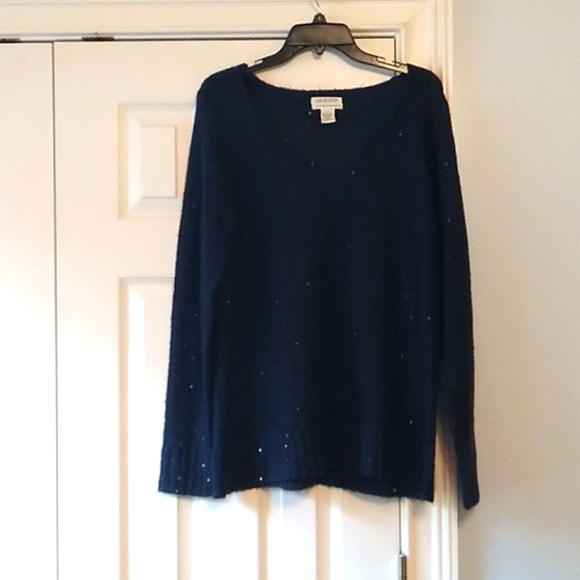 Max Studio | Sweaters | Max Studio Specialty Products Midnight Blue ...